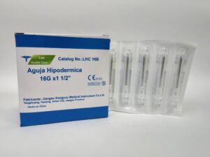 Aguja Hipodérmica 16G x 1 1/2 – Distribuidora Médica Rolnix
